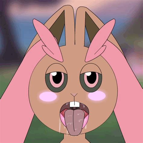 Shiny Lopunny Panting Animation By Rule30vore On Deviantart