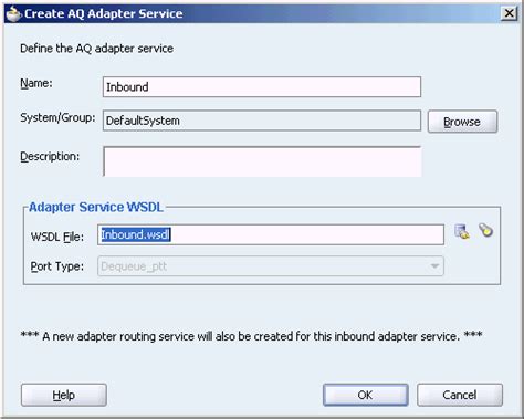 Oracle Application Server Adapter For Advanced Queuing