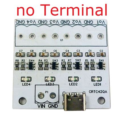 Crtc42qa 4ch Type C Usb 37v 42v Lipo Polymer Li Ion Lithium Battery Charger Module For Arduino