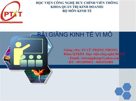 Ppt B I Gi Ng Kinh T Vi M Powerpoint Presentation Free Download Id
