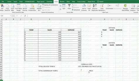 Excel Database Functions Dsum Gyankosh Learning Made Easy