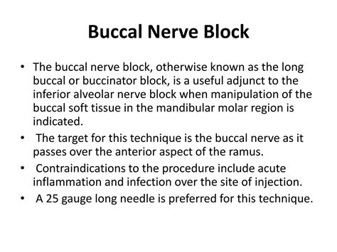 Mandibular Nerve Block Pptx