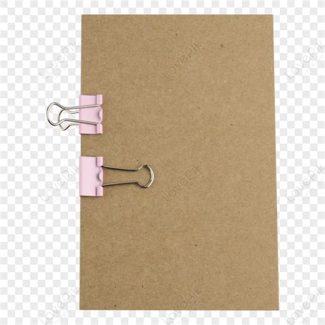 판지에 클립 된 두 개의 분홍색 더브 테일 클립문방구환경 보호 Png 일러스트 무료 다운로드 Lovepik