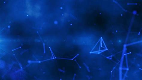 Abstract Blue Background Plexus Futuristic Concept Backdrop 4k 27576187 Stock Video At Vecteezy