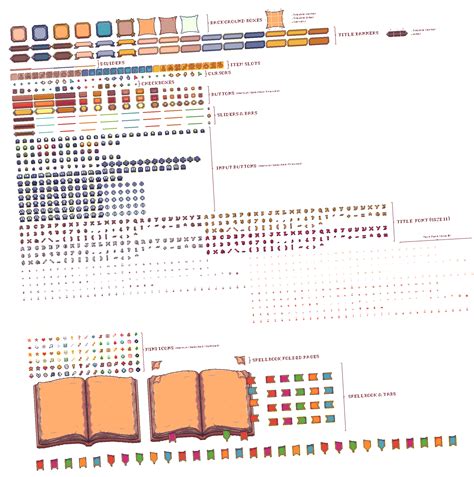 Ui Asset Pack Release Rpg Ui Pack By Franuka