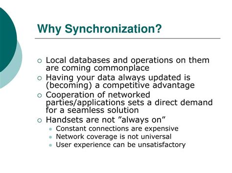 Ppt Wireless Synchronization Of Mobile Devices Powerpoint Presentation Id67343