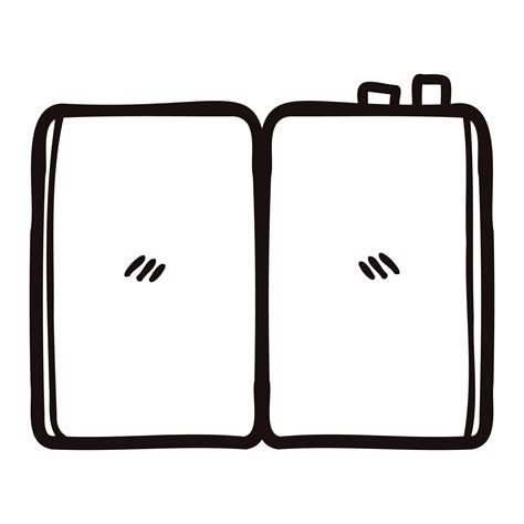 Hand Drawn Cute Notebook In Doodle Style 24264384 Vector Art At Vecteezy