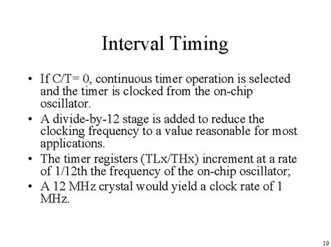 The 8051 Microcontroller Chapter 4 Timer Operation Timer