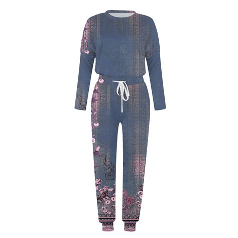 Brnmxoke Lounge Sets For Women Sweatsuits Sets 2024 Vintage Ethnic