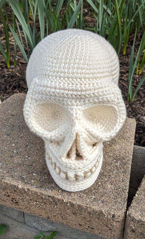 Crochet Skull Pattern Only Etsy