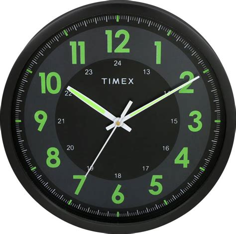 Timex Analog 30 5 Cm X 30 5 Cm Wall Clock Price In India Buy Timex