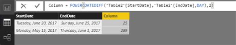 Power Function With Datediff Microsoft Fabric Community