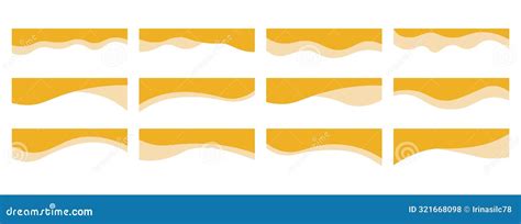 Separator Header Section Divider Shapes Blue Headline Design Elements