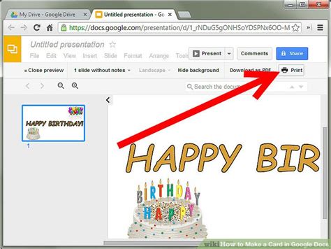 How To Make A Card In Google Docs Steps With Pictures