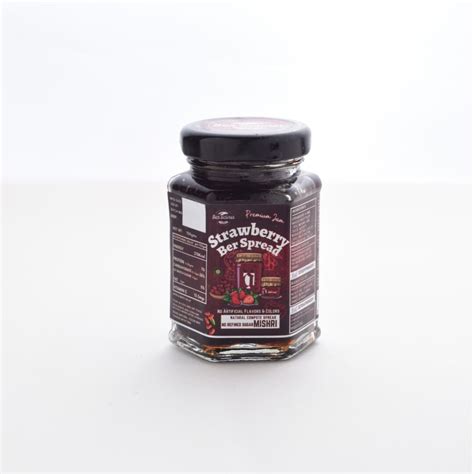 Ber Plus Strawberry Fruit Spread 100gms Abrosaa