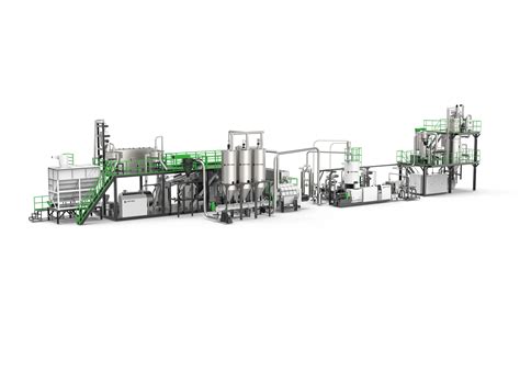 Bottle To Bottle Food Grade Pelletizing System Plastics And Rubber