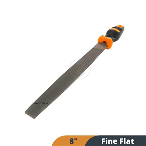 Stainless Steel 200mm 8 Inches Fine Flat File Shopee Malaysia