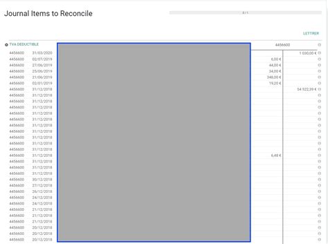 12 0 BUG Account Impossible To Reconcille 4000 Lines Issue 50245