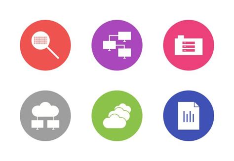 Data Exchange Icons By Iconbunny Social Media Icons Vector Downloadable Resume Template