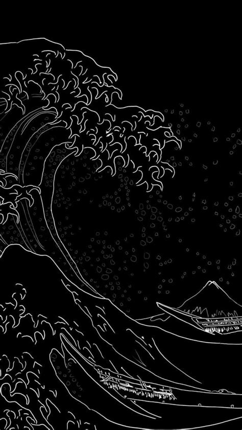 Japanese Tsunami Wallpapers Wallpaper Cave