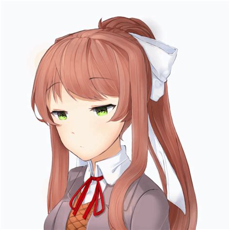 {ddlc} Hi By Sasoura On Deviantart