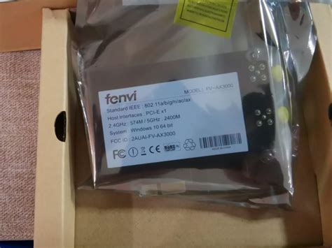 Fenvi PCIe WiFi Adapter Card WiFi 6 AX3000 Computers Tech Parts Accessories Networking On