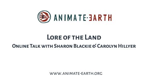 Lore Of The Land With Sharon Blackie And Carolyn Hillyer Youtube
