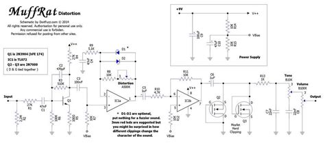 A Visual Guide To Understanding The Distortion Pedal Circuit Diagram