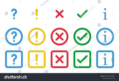 Check Box Question Mark Exclamation Point Stock Vector Royalty Free Shutterstock
