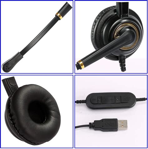 Kemeile Usb Headset With Microphone Noise Cancelling And India Ubuy