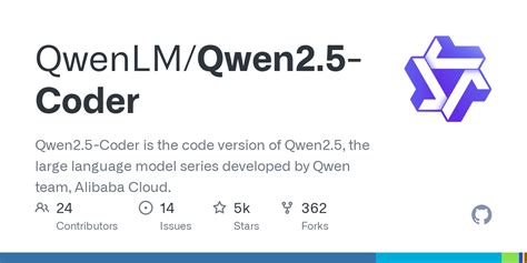 github qwenlm qwen2 5 coder qwen2 5 coder is the code version of