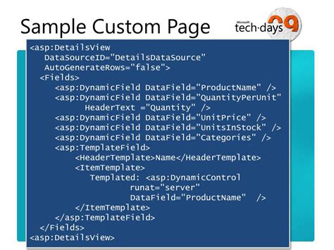 PPT RAD Web Applications With ASP NET Dynamic Data PowerPoint
