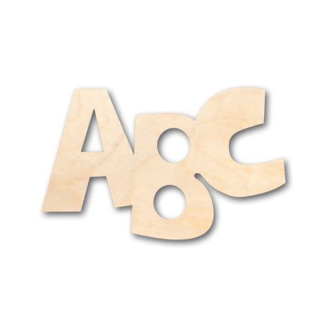 Unfinished Wood Abc Shape Alphabet Craft Up To 46 Diy 36 34 Unfinished Wood Abc Shape Alphabet Craft Up To 46 Diy 36 34
