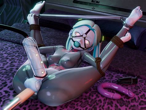 Rule 34 1futa 3d Anus Ball Gag Balls Bondage Breasts Cum Cumshot