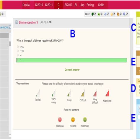 example of alef e learning system screenshot see online version for
