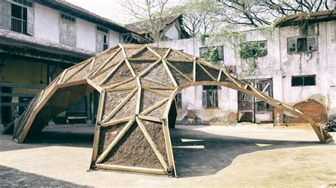 Beetles 3 3 And Yassin Arredia Design Use Fungus For Pavilion In Kerala