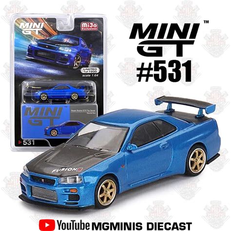 Mini Gt Nissan Skyline R34 Nismo 531 Mgminis Diecast