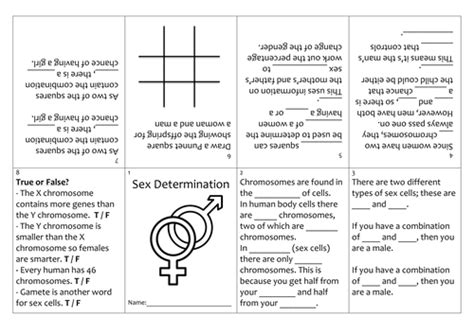 Sex Determination Teaching Resources