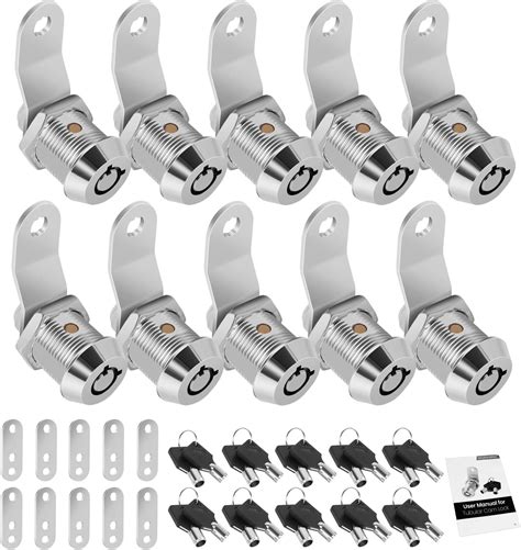 Bozxye 2 Pack Tool Box Locks With Keys Cabinet Lock 58 Cam Lock