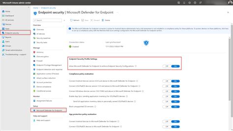 Manage Defender For Endpoint For Windows Macos And Linux Via Security Settings Management