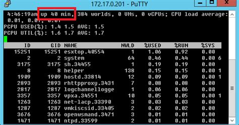 Vmware Esxi Host Uptime Sysadmit