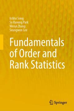 Libro Fundamentals Of Order And Rank Statistics En Ingl S De Song