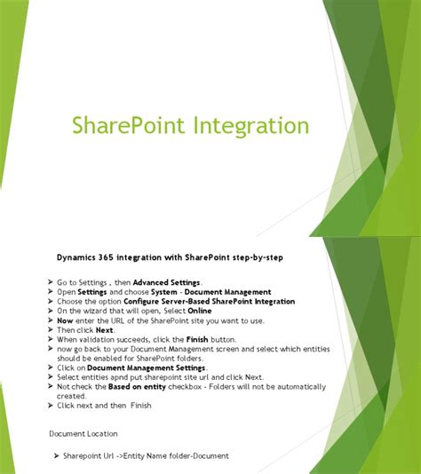 Sharepoint Integration On D365 Pdf