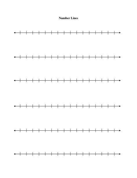 5 Best Free Printable Number Line Worksheets Artofit