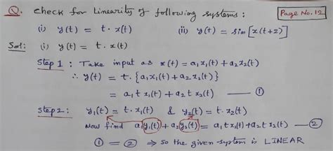 linear and non linear systems signals and systems engineerstutor