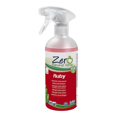 Čistilo Za Sanitarije Ruby Zero Ecolabel 500 Ml Z Razpršilko Sutter