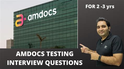 Amdocs Interview Question Test Case Interview Amdocs Testing Interview Questions Amdocs Youtube