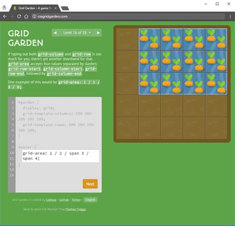 Playing CSS Grid Garden With Answers Explained Programming Mentor