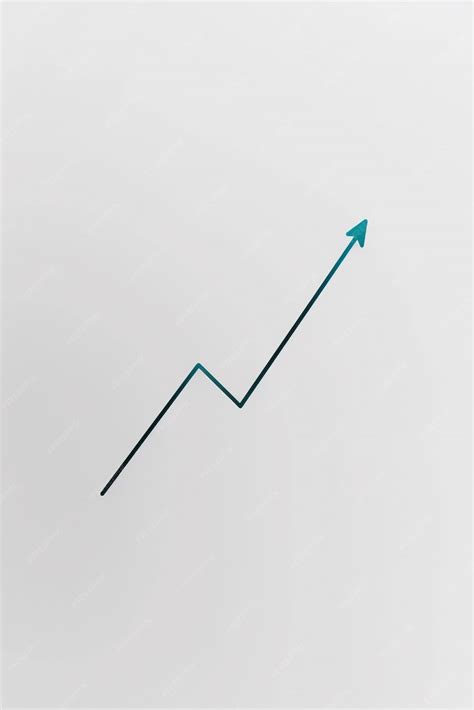 A Simple Upward Line Graph On A Light Gray Background Showing Steady