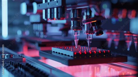 Studio Shot Of A DNA Sequencer In Action Providing A Detailed And Realistic View Of The